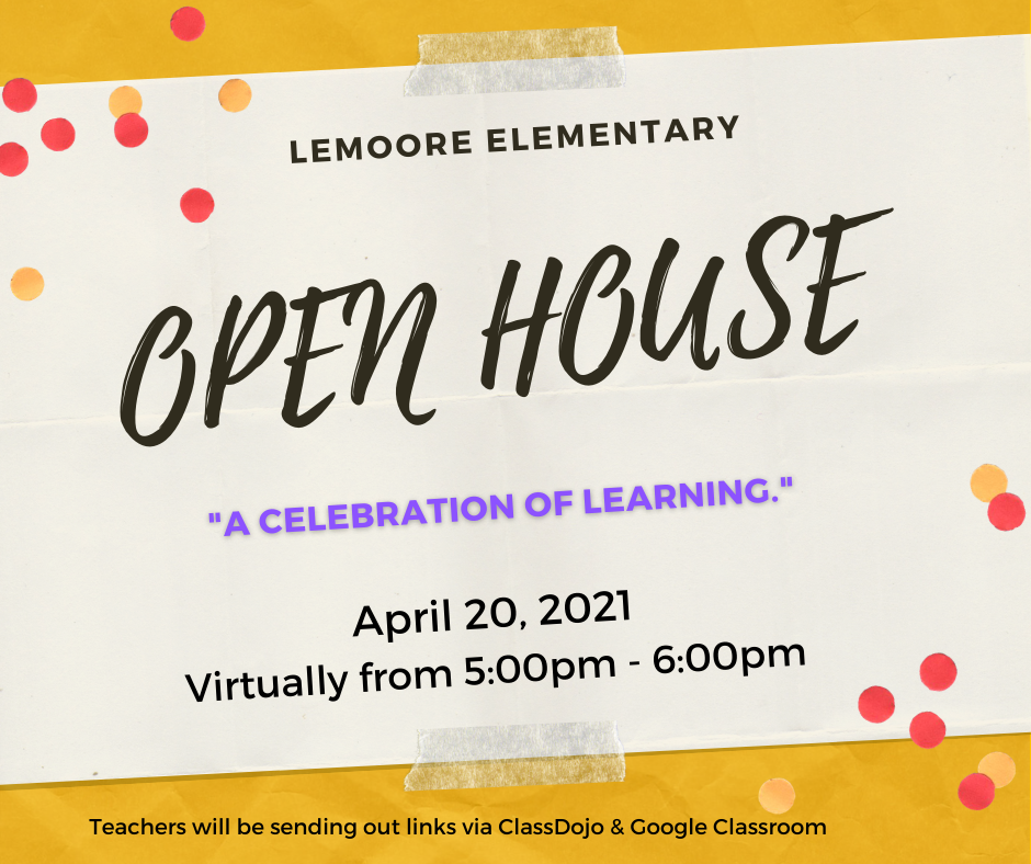 Open House | Lemoore Elementary School